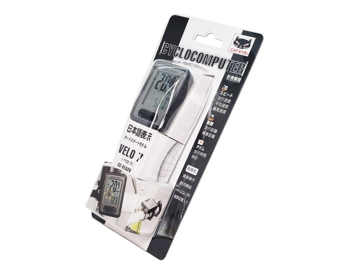 CAT EYE サイクロコンピュータ VELO7 ベロ7 CC-VL520 ｜パーツ・用品・自転車商品｜㈱サギサカ